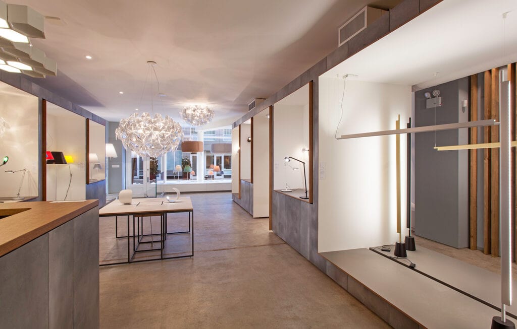 Showroom Luceplan - De Castelli